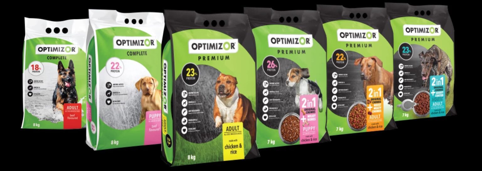 Optimizor with MORE PROTEIN FOR ACTIVE DOGS - Optimizor Dog Food